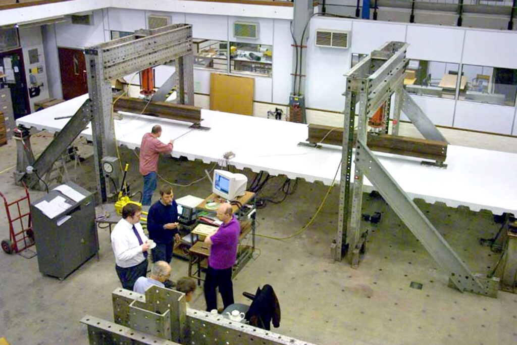 Notice: Design of composite beams with composite slabs using profiled ...