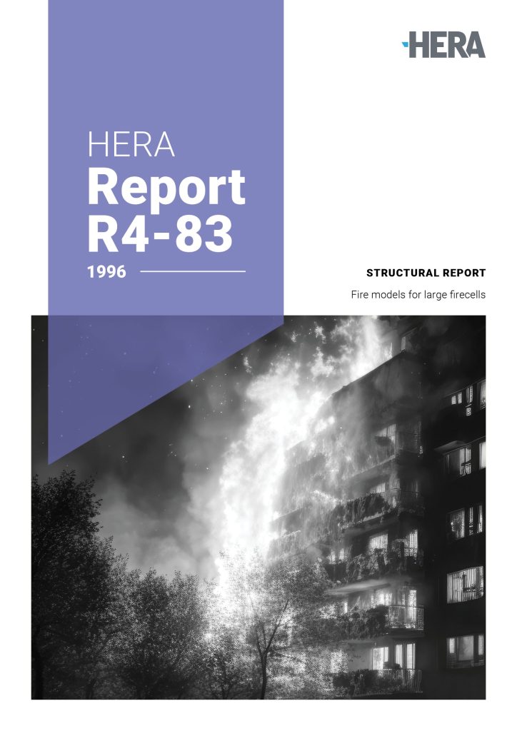 HERA R4-83: Fire models for large firecells – Hera