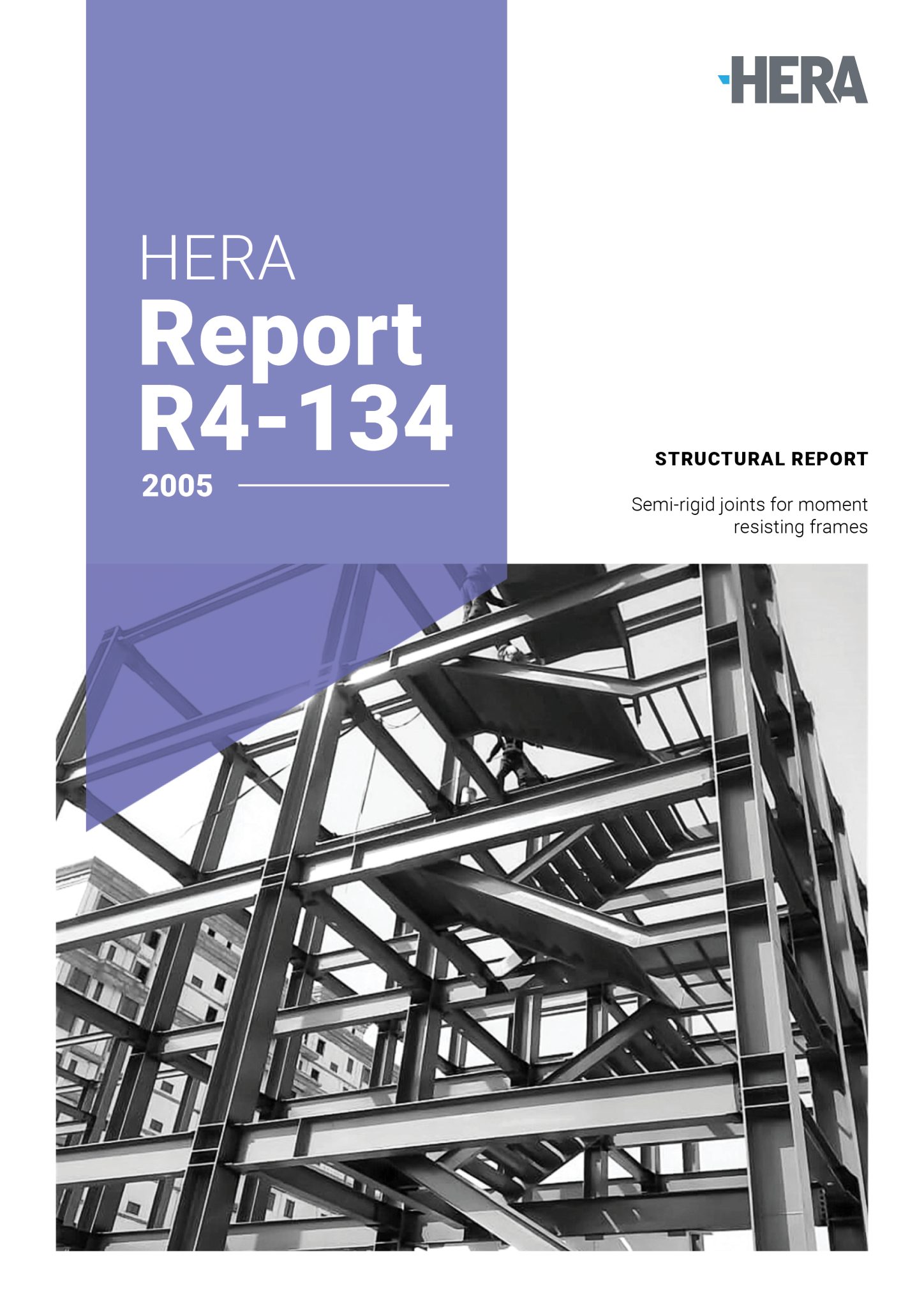 HERA R4-134: Semi-rigid joints for moment resisting steel framed ...